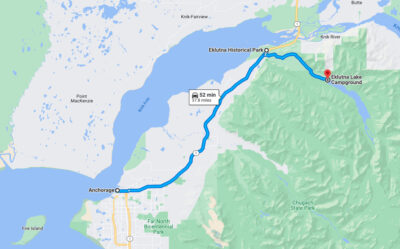 Best things to do at Eklutna Lake near Anchorage – Top Left Adventures